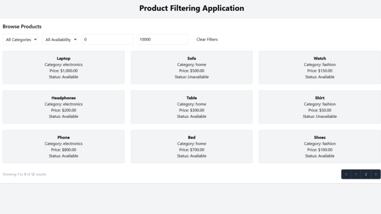 Building a Real-Time Product Filtering System with Livewire in Laravel - Part 1 - sajdoko